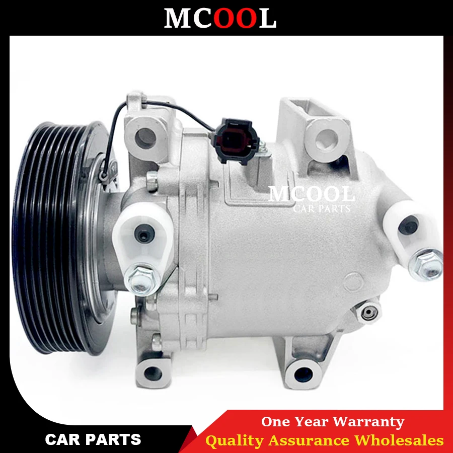 Compresor de aire acondicionado para NISSAN NAVARA FRONTIER D40, 2,5 ...