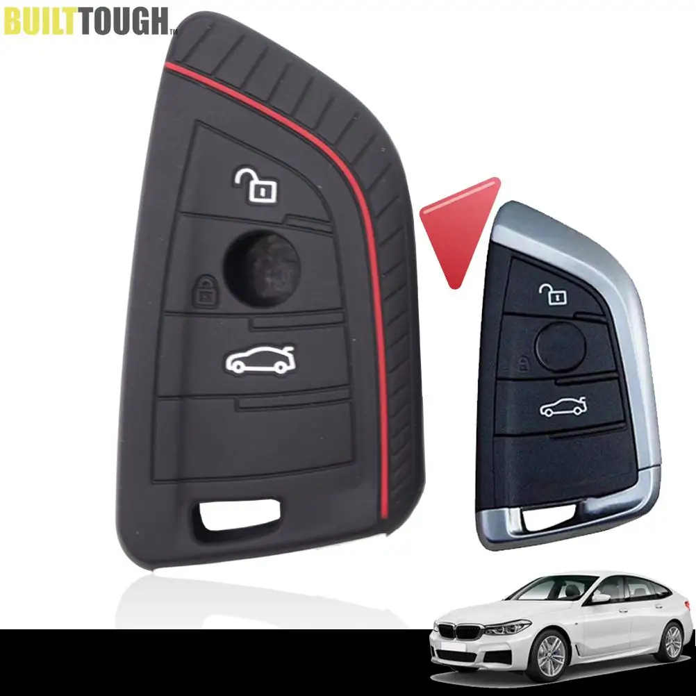 3-Button-Silicone-Remote-Car-Key-Case-Cover-Shell-Holder-For-BMW-1-2-3 ...
