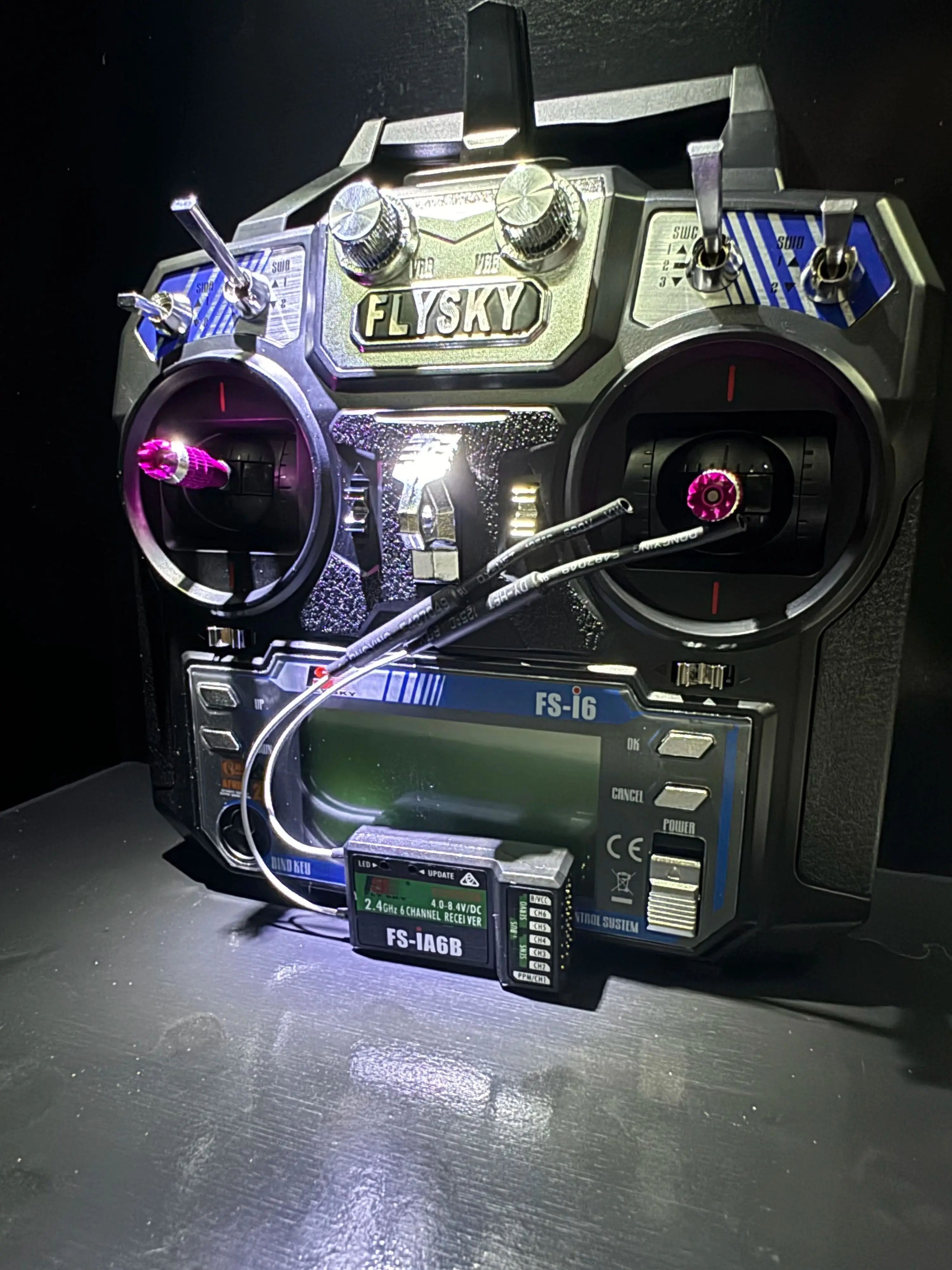 Newest-Flysky-FS-i6-FS-I6-2-4G-6ch-RC-Transmitter-Controller-FS-iA6 ...