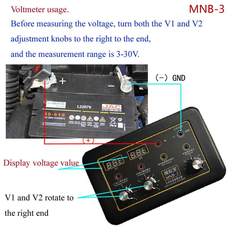 Mnb-3 Autójármű Jelző Generátor Volt-Meter Car Ecu Teszter Auto ...