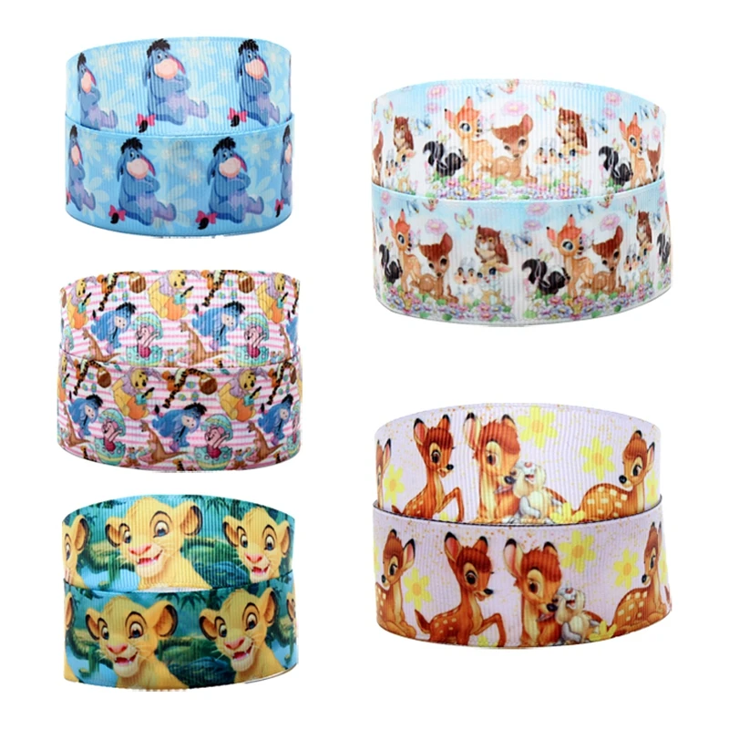 Grosgrain Ribbon Cartoon Diy | Disney Ribbons Crafts | Disney Ribbons ...