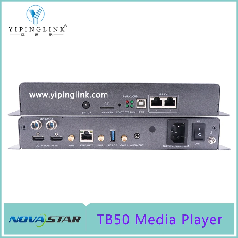 Novastar TB50 Media Player Sync & Async Mode With 1300000Pixels For ...