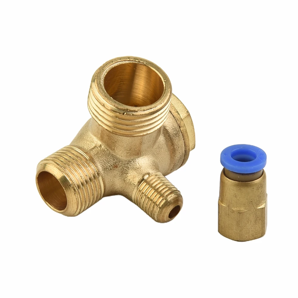 Air Compressor Check Valve With Port For Oil-free Air Compressor 3 Port ...