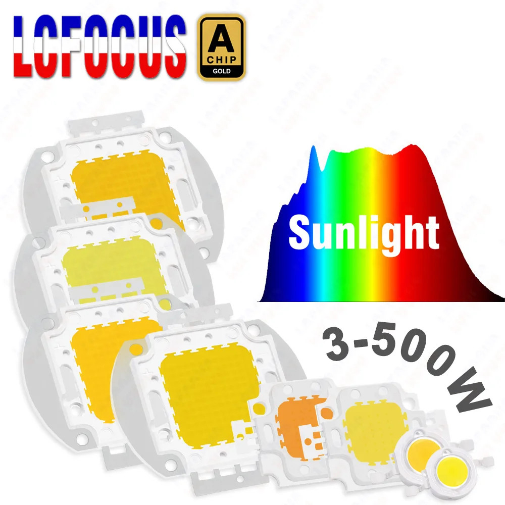 20w Full Spectrum Led Cob Chip Plant Grow Light - 1w 3w 5w 10w 20w 30w ...