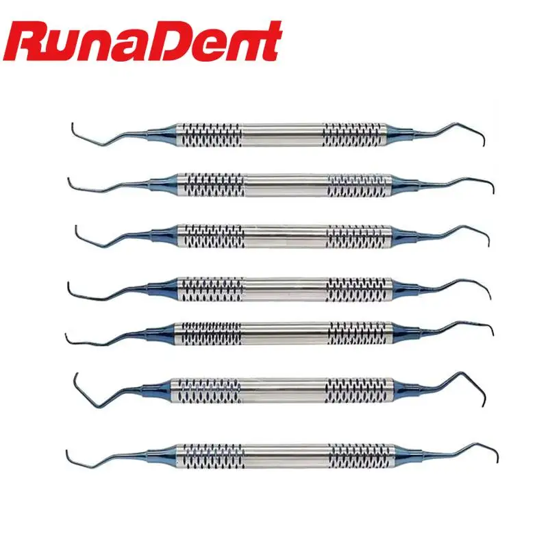 7-p-s-dentes-dent-rios-scaler-limpeza-periodontal-gracey-curette ...