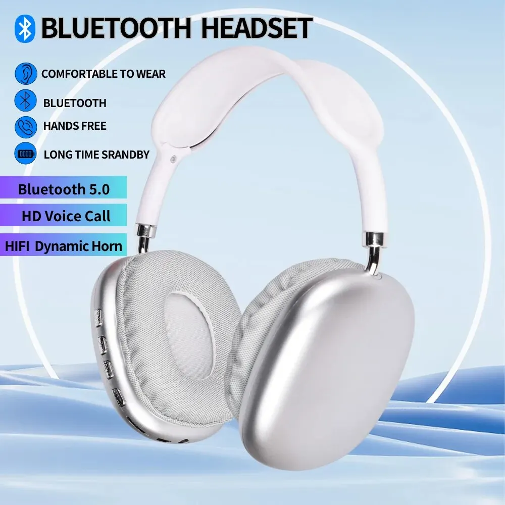 P9 Wireless Headphones Bt Headset Smart Noise Reduction Headsets Stereo ...