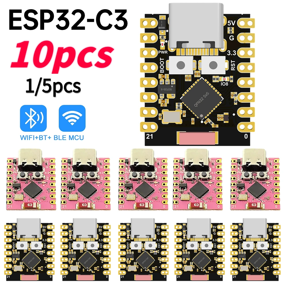 ESP32-C3-MINI-Development-Board-WiFi-Bluetooth-ESP32-SuperMini-Wireless ...
