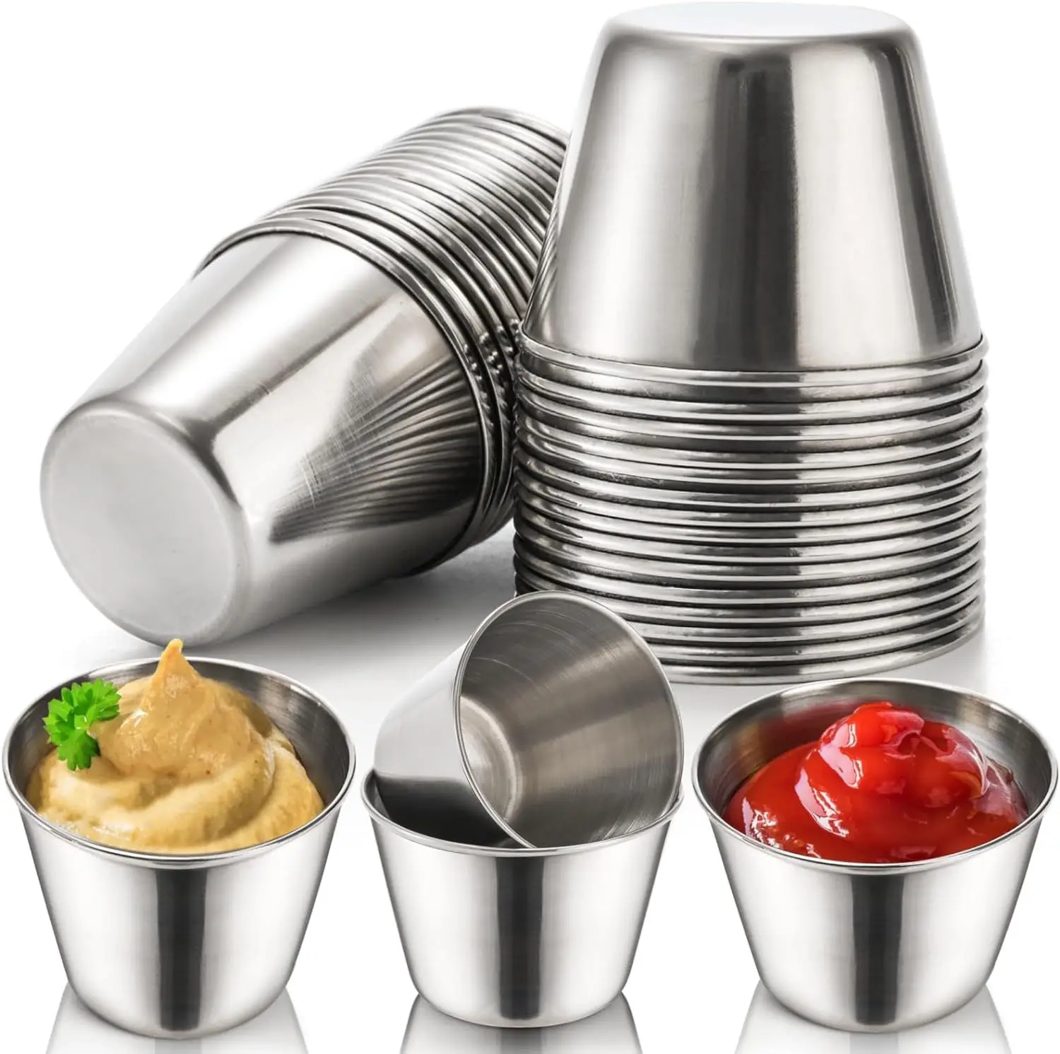 1-5-2-5oz-Sauce-Cup-Stainless-Steel-Hot-Pot-Dipping-Dish-Salad-Sauce ...