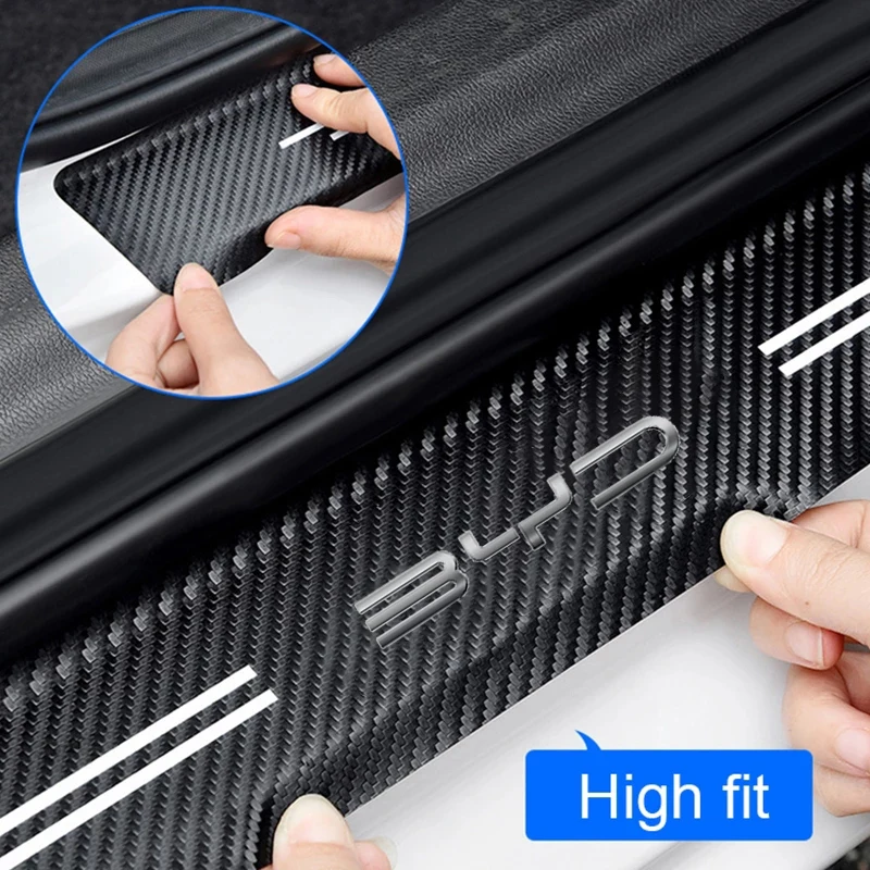 Carbon-Fiber-Car-Door-Threshold-Stickers-Car-Door-Sill-For-BYD-F3-E6 ...
