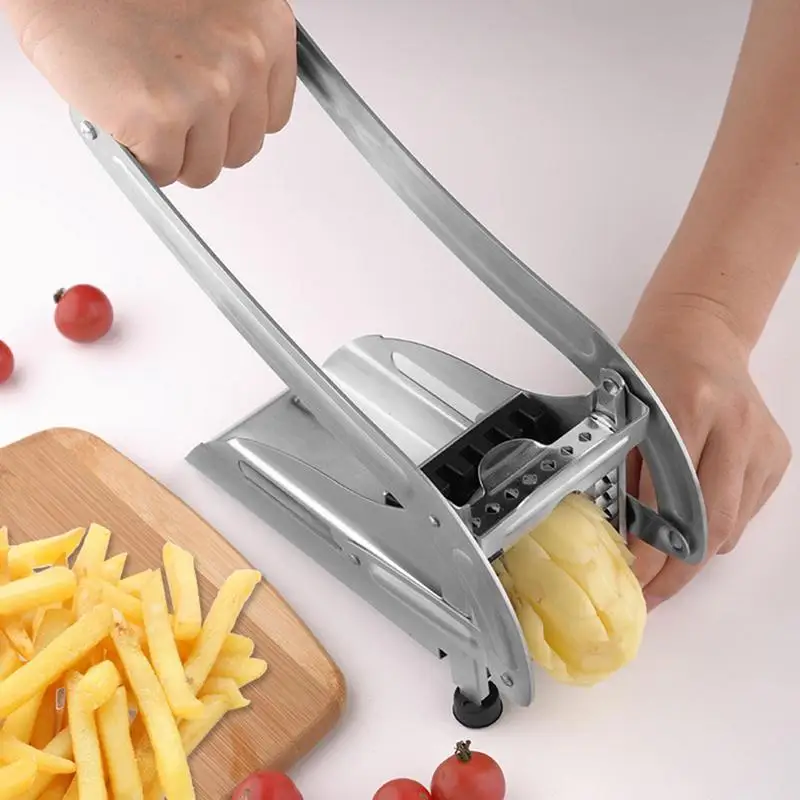 Manual-Cutter-Stainless-Steel-French-Fries-Slicer-Potato-Chips-Maker ...