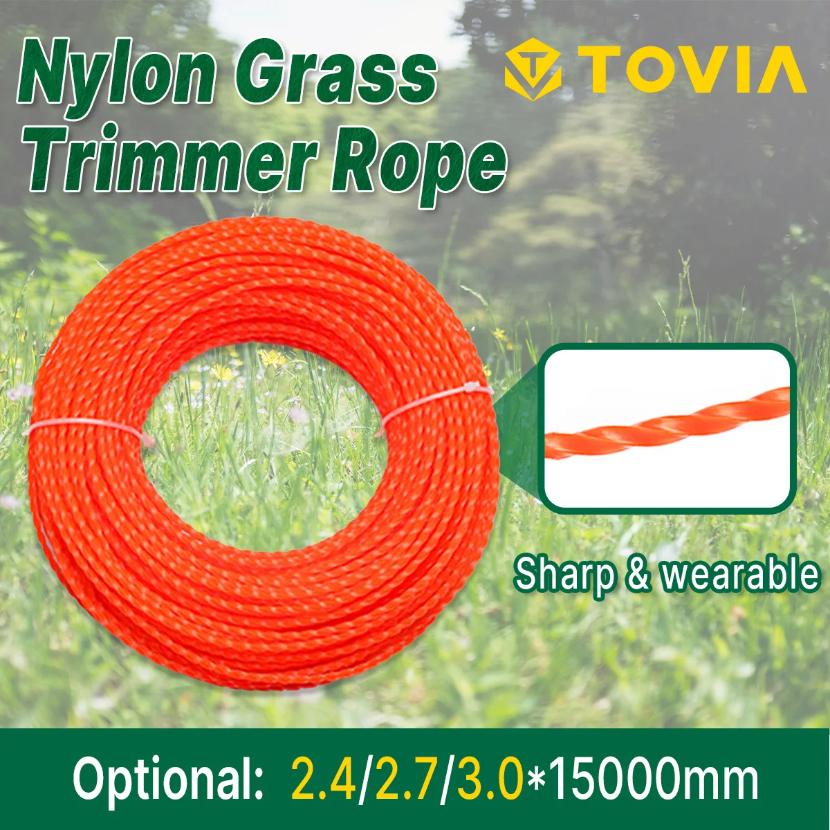 T-TOVIA-15m-2-4mm-2-7mm-3mm-Mowing-Nylon-Grass-Trimmer-Rope-Brush ...
