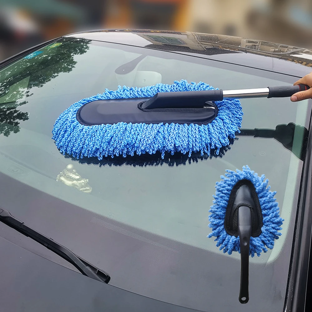 Retractable-Car-Duster-Brushes-Set-Microfiber-Dust-Cleaning-Brush-Auto ...