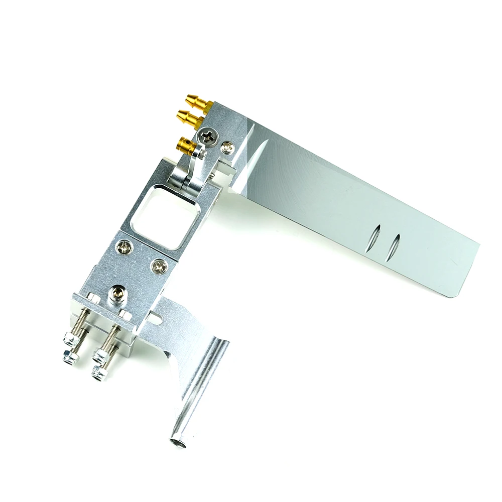Aluminum Brushless Electric Boat 4mm x 110mm Dual Water Rudder Strut ...