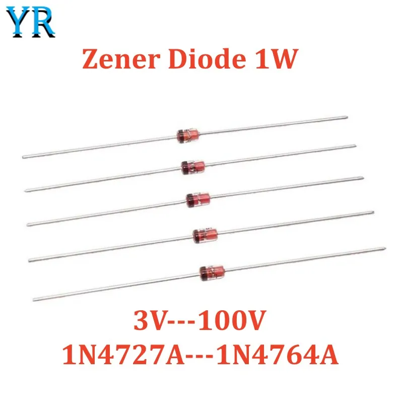 Zener Diode 1W 1N4727A 1N4729A 1N4733A 1N4738A 1N4745A 1N4747A 1N4750A ...