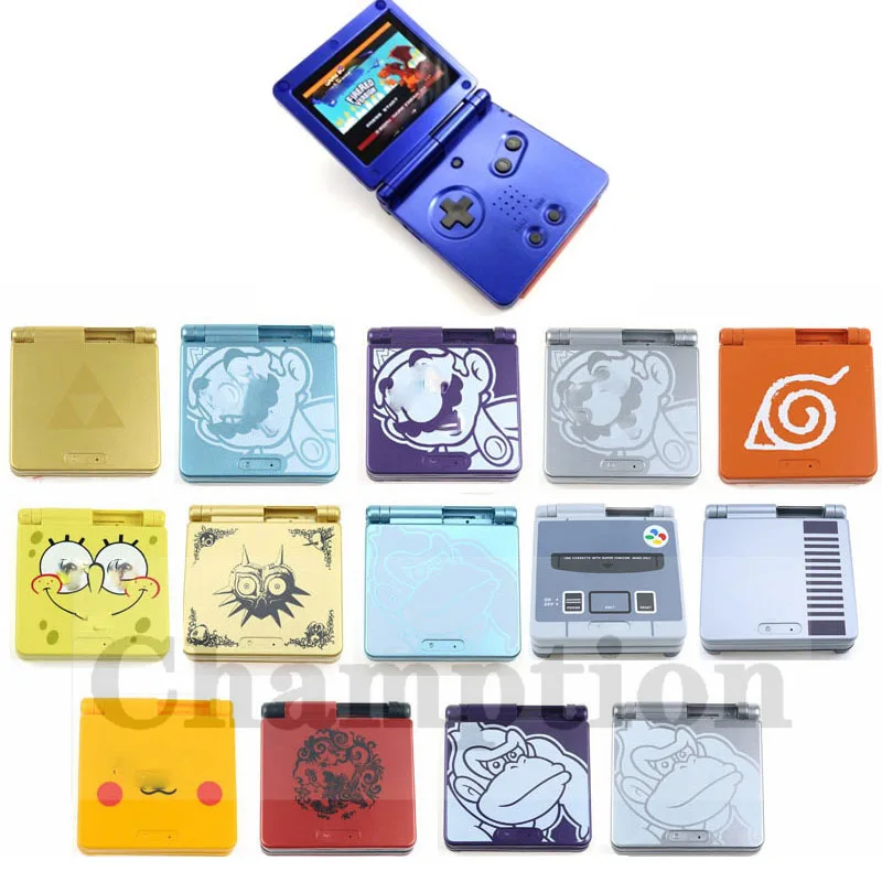 Anime Version Original Backlit For GBA SP Game Refurbish Console With ...