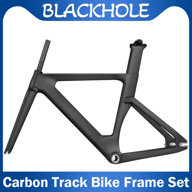 BlackHole Aero Racing Fixed Gear Full Carbon Fiber Road Bicycle Frame ...