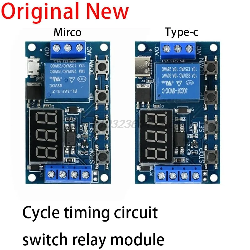 1PCS-5PCS-10PCS-6-30V-1-channel-relay-module-Delay-Disconnection-Triggers-Delayed-Cycle-Timing ...