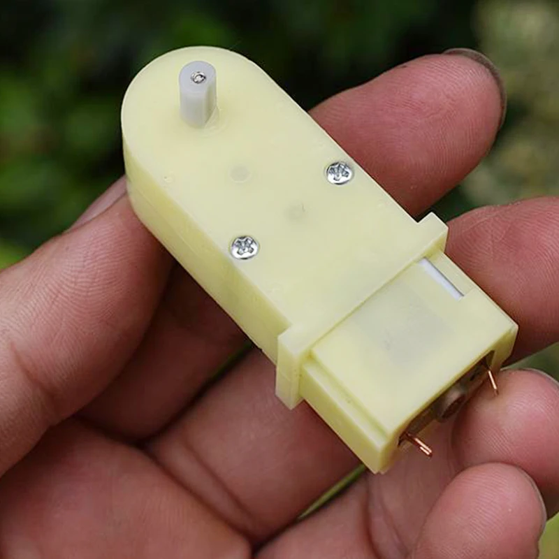 Micro-Worm-Gear-Motor-DC-5V-6V-Slow-Speed-60-70RPM-Plastic-Gearbox-Mute ...