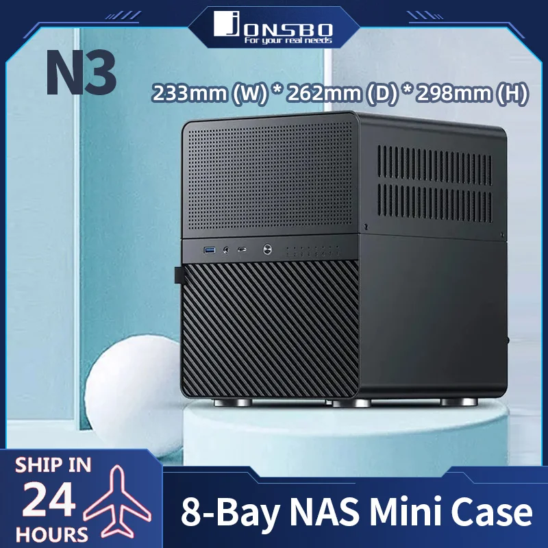 JONSBO-N3-Mini-NAS-Case-Aluminum-All-In-One-8-HDD-Position-Supports-ITX ...