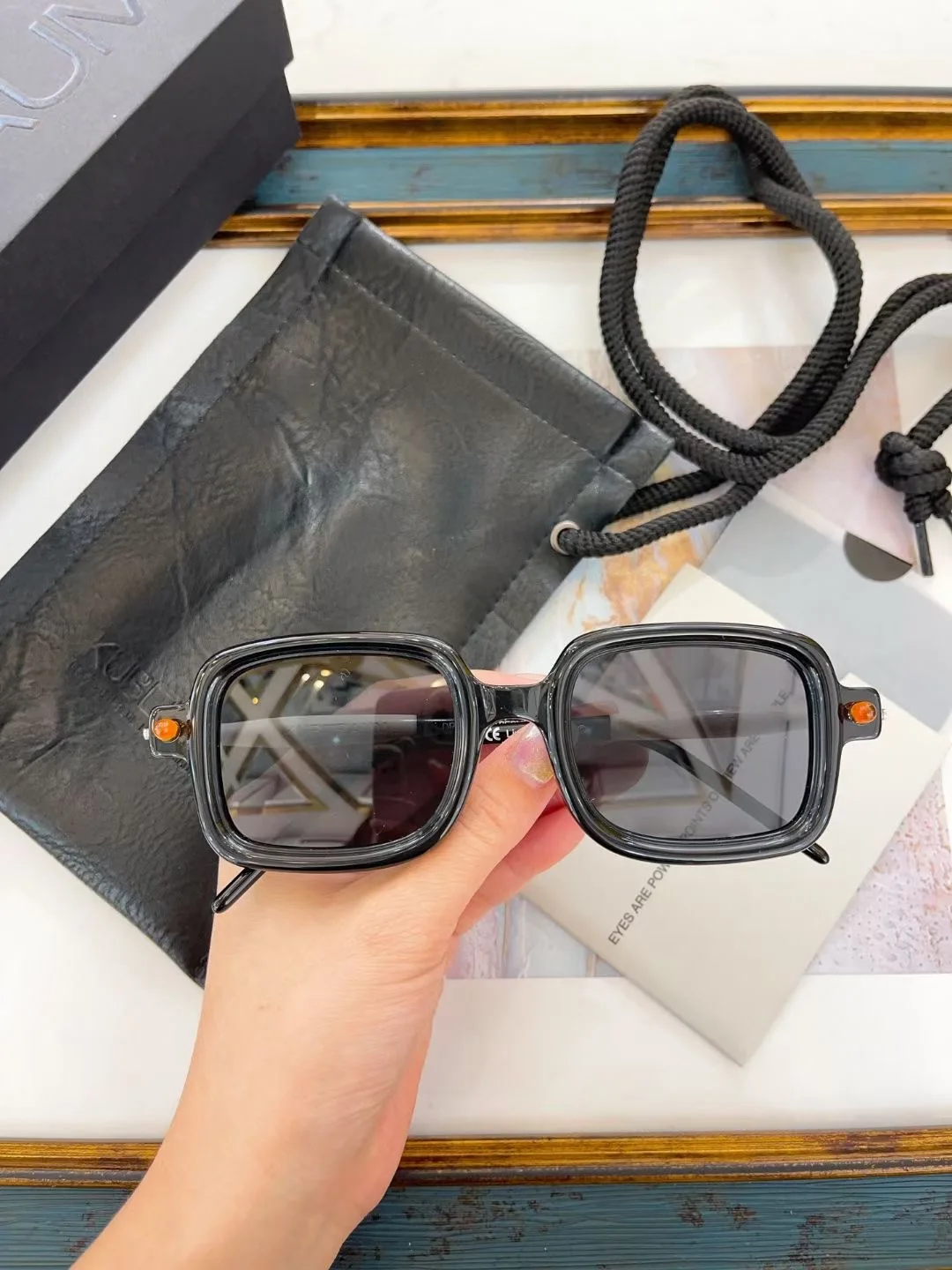 Germany-KUB-RAUM-Thick-Acetate-Women-Men-UV400-Protection-Vintage-Retro ...