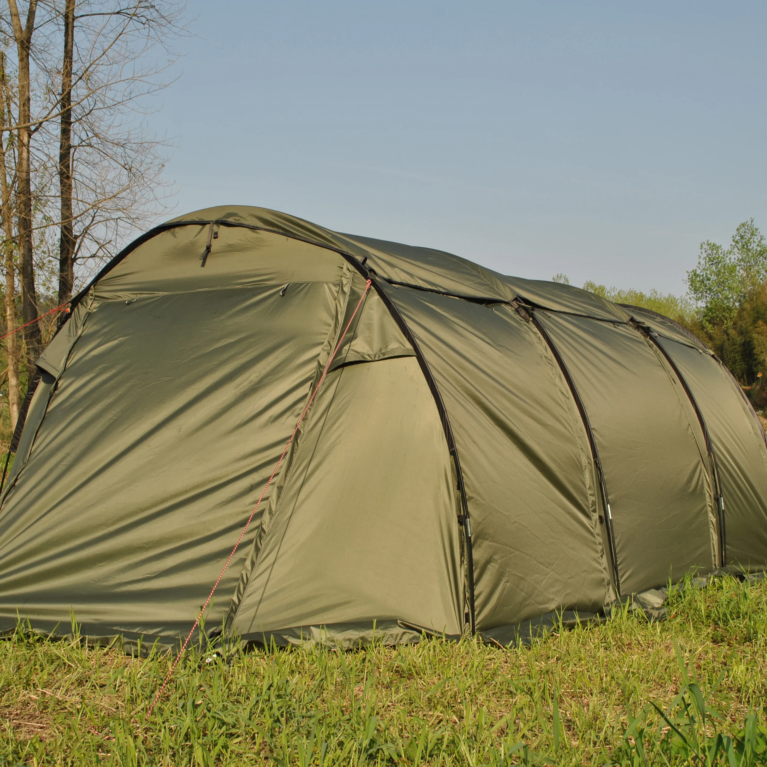 Camping-Tents-Tunnel-Tent-with-Screened-Porch-Family-Tent-2-Doors-Extra ...