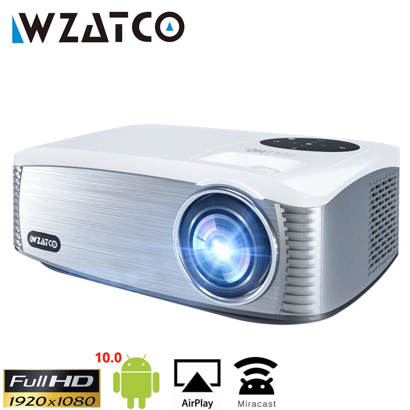 Wzatco C6 300inch Full Hd 1920*1080p Led Projector Android 10.0 Wifi ...
