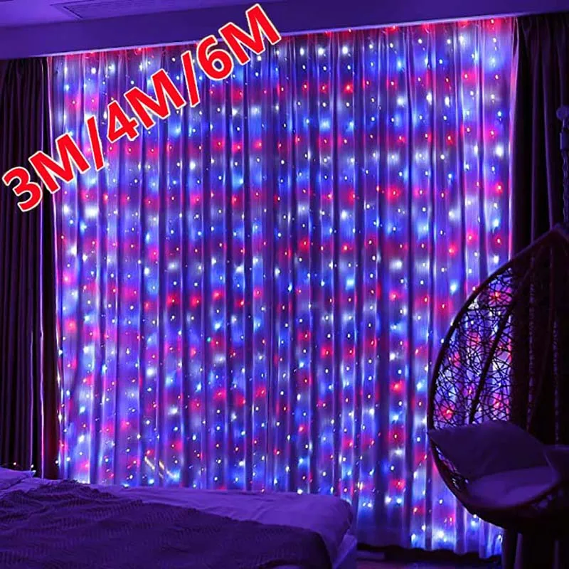 Leds Led Curtain String Fairy | Curtain Led Lights Decor | Curtains ...