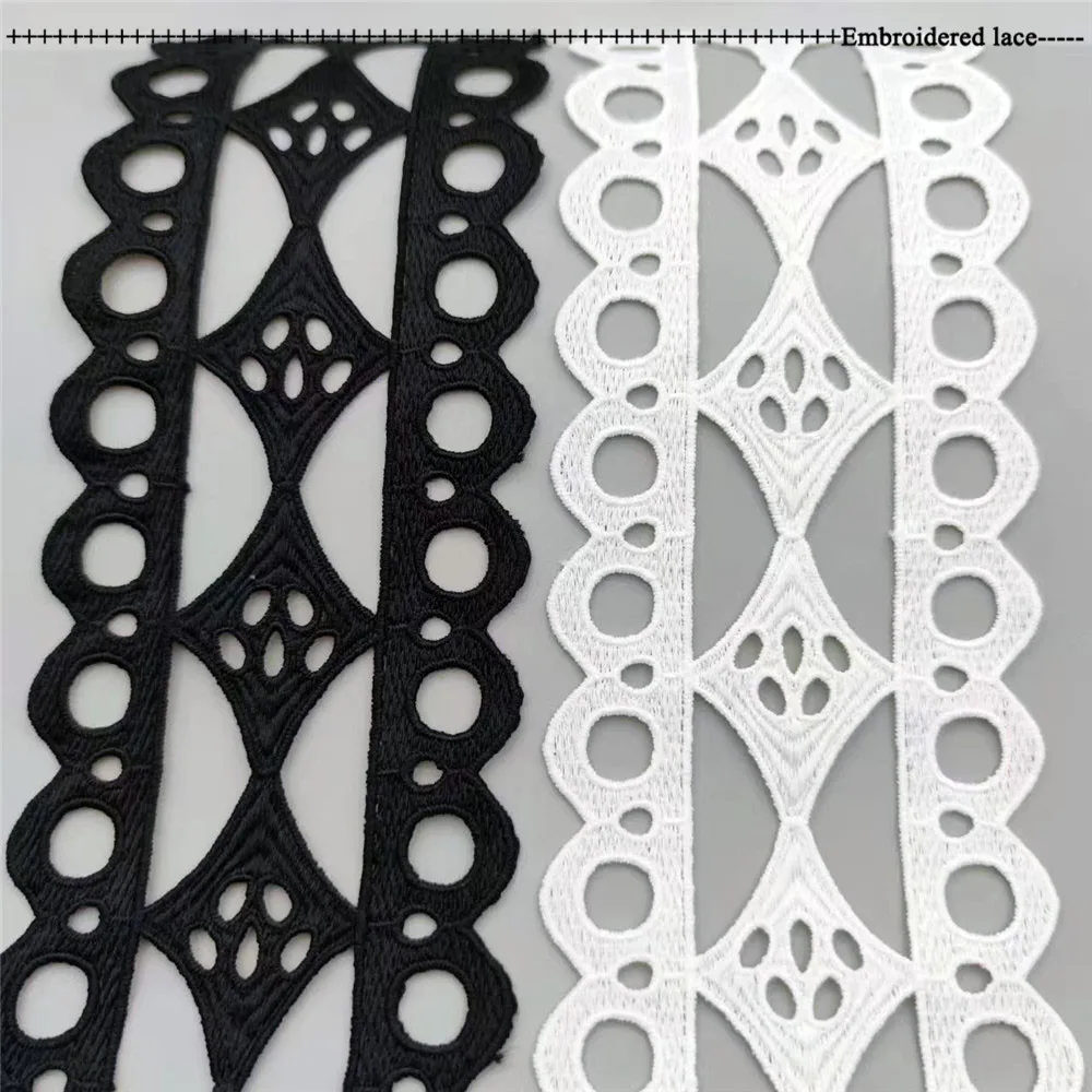 High-Quality-Black-Lace-Fabric-5cm-Ribbon-Embroidery-Lace-Fabric-Sewing ...
