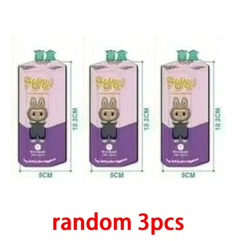 Nuevo Erchuang Peluche Mini Labubu Rubble Vinilo Lindo Grano Bebé Paseo ...