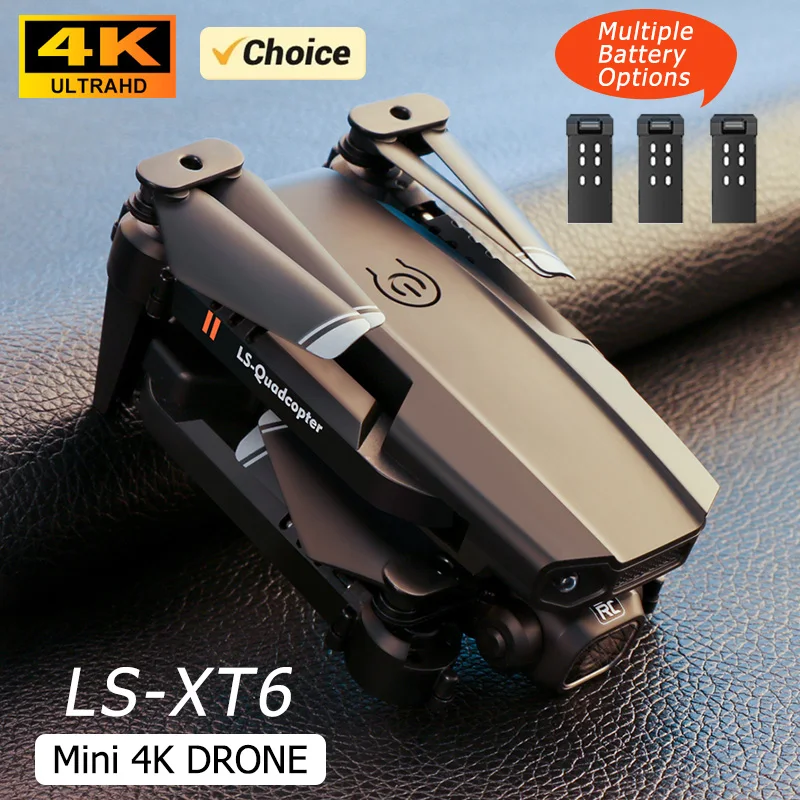 Mini-Drone-RC-XT6-with-4K-HD-Camera-Foldable-Quadcopter-WiFi-Fpv ...