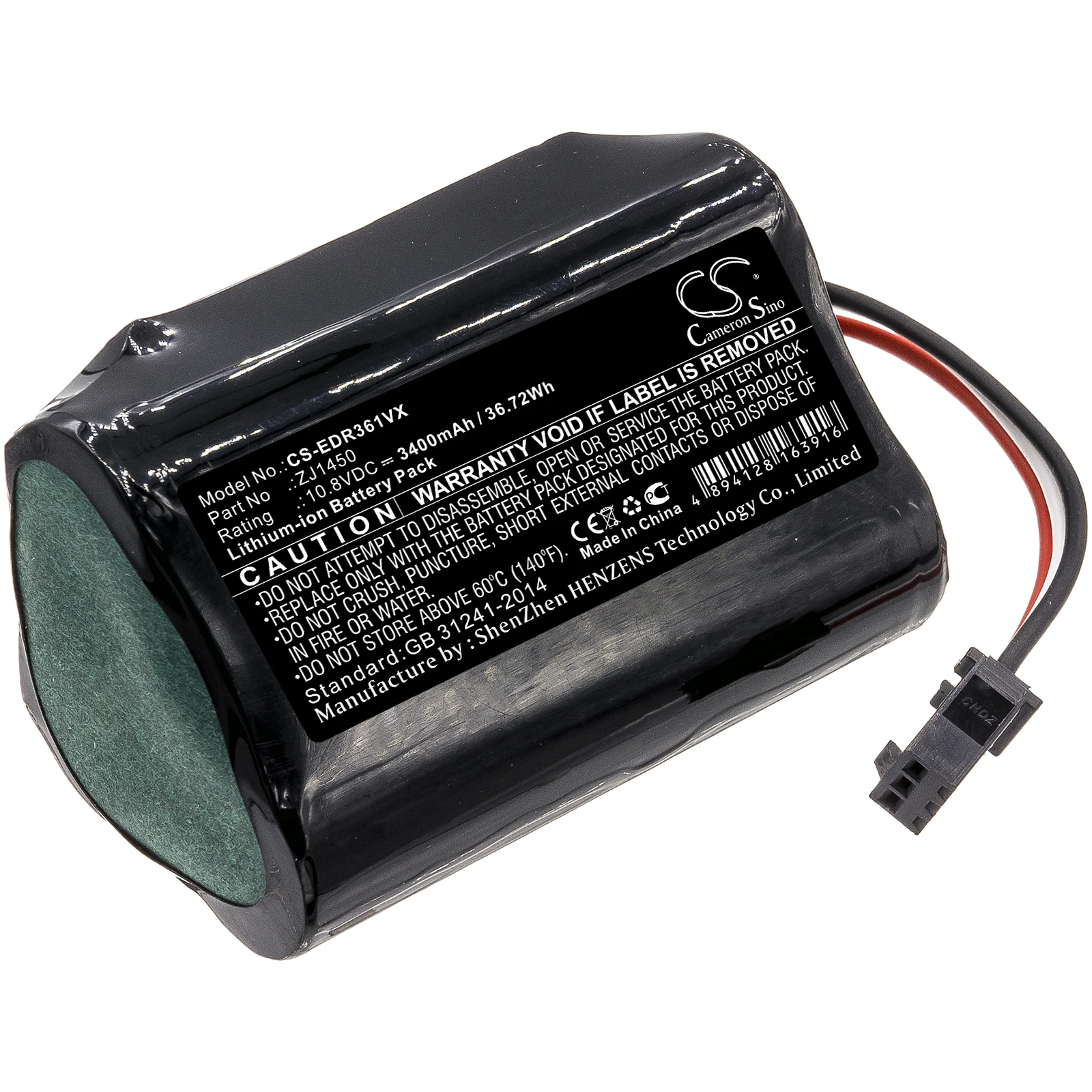 CS Vacuum Battery for Ecovacs TCR360 D36A D36B D36C D36E DA611 DB35 ...