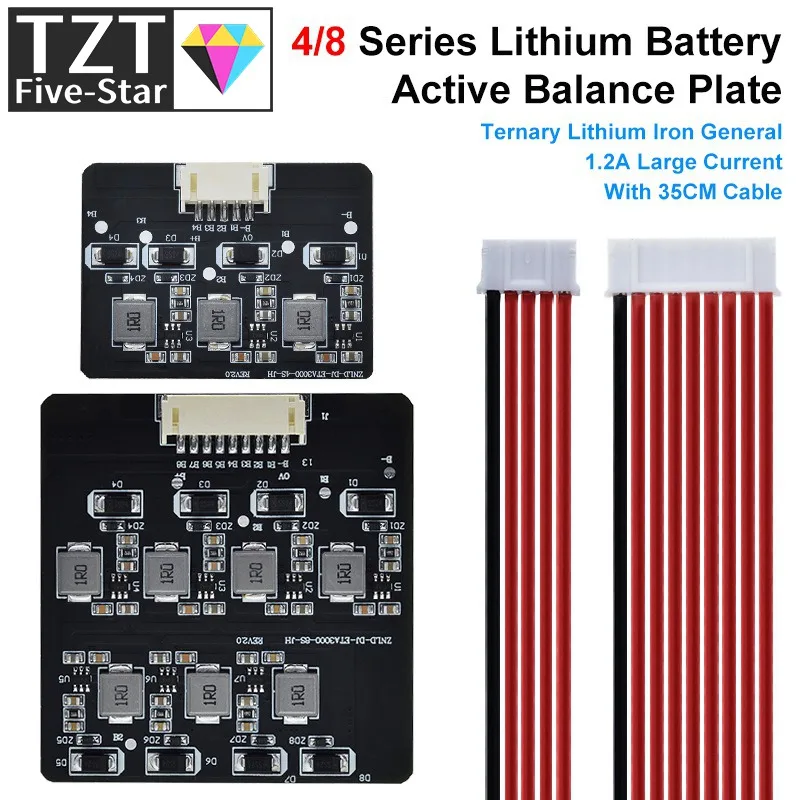 BMS-2S-8S-1-2A-Balance-Board-Lifepo4-LTO-Lithium-Battery-Active ...