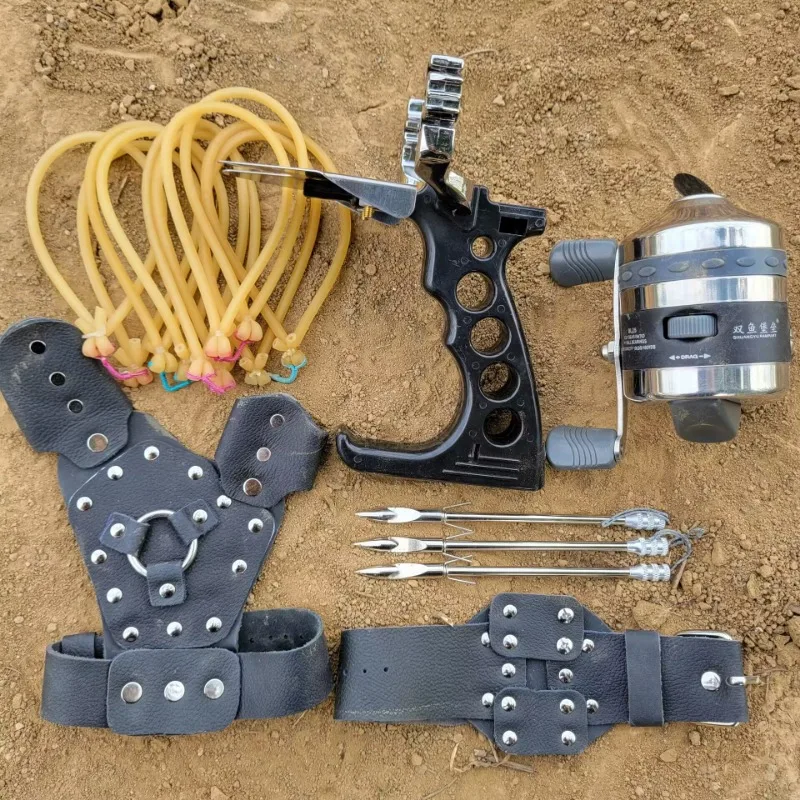 New-Full-Set-Hunting-Slingshot-Powerful-Catapult-Hunting-Fishing ...