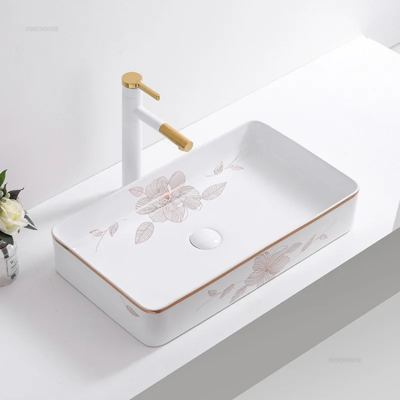 Nordic-Ceramic-Bathroom-Sink-Home-Balcony-Above-Basins-Art-Wash-Basin ...