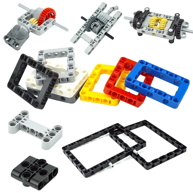 Building-Blocks-Technical-Parts-Hole-Arm-Pin-Connector-Liftarm-Bricks ...
