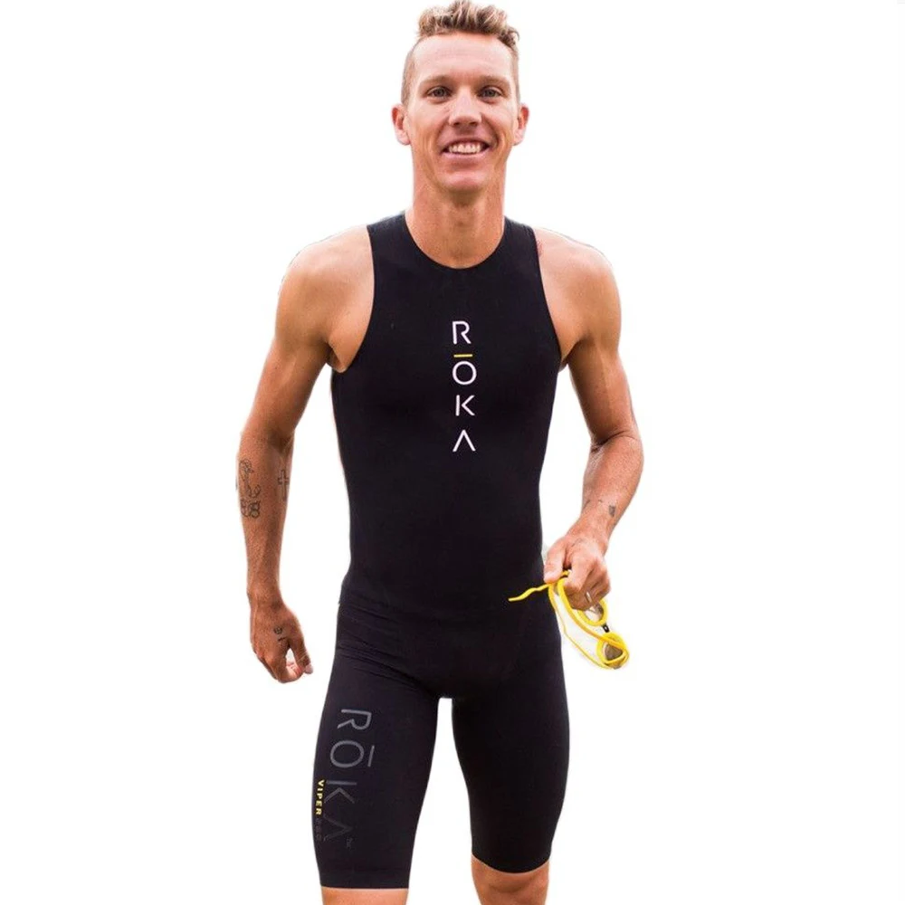 2023-Roka-Mens-Short-Sleeveless-Cycling-Skinsuit-Triathlon-Suit-Mtb ...