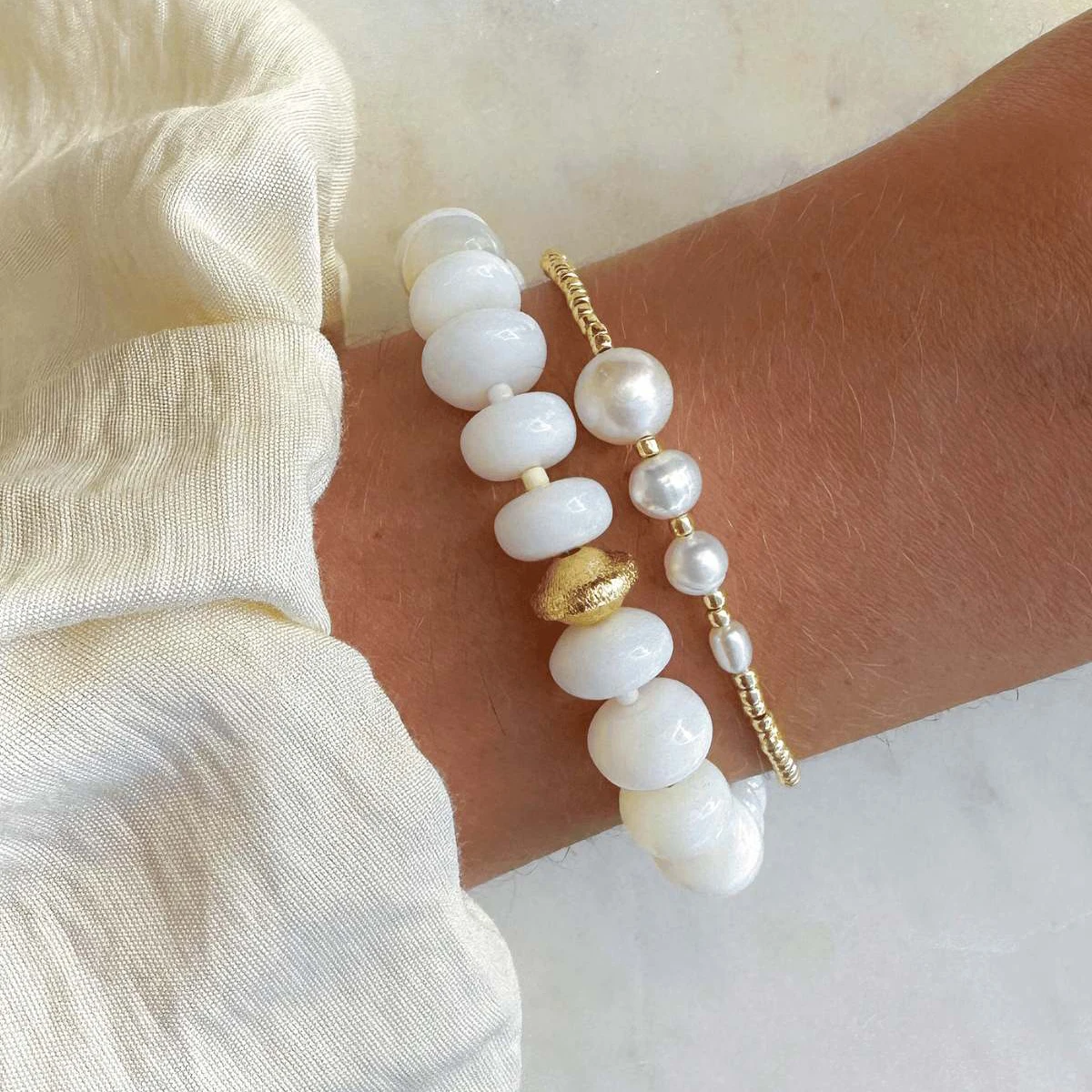 Trendy-Natural-Stone-Irregular-Beads-Bracelet-Handmade-Jewelry-for ...