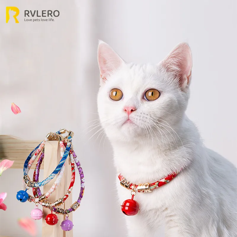 New cat bell collar cat vintage style dog rabbit kitten collar ...