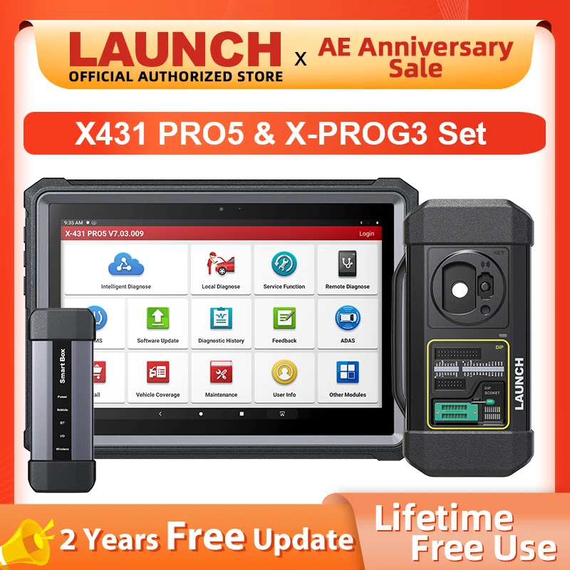 Launch-Key-Programming-Tool-X431-Pro-5-X-PROG3-Set-Car-Diagnostic-Tool ...