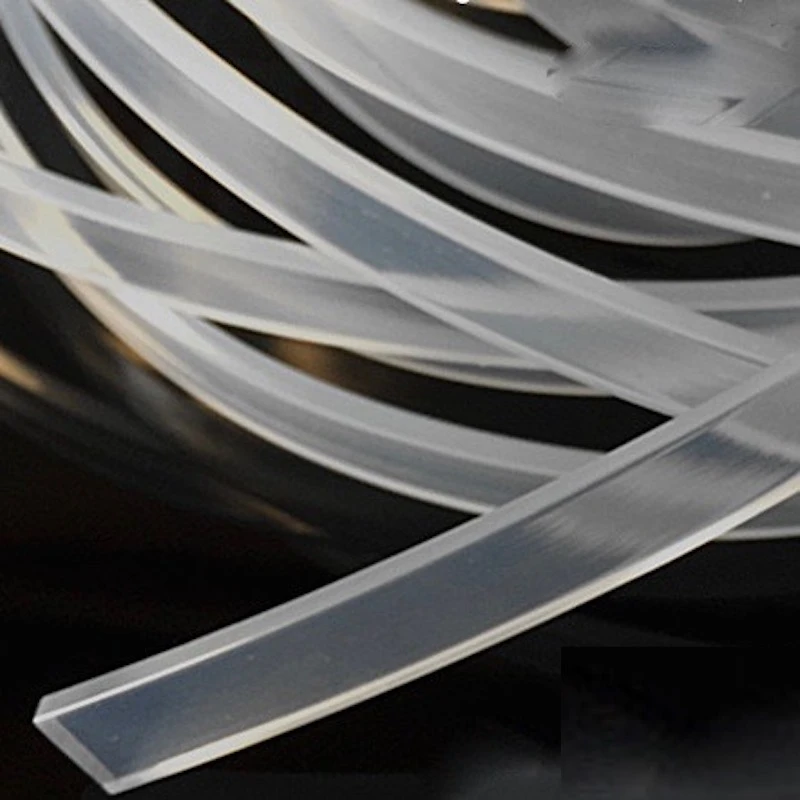 Solid Silicone Strip Flat Bar Light Box Seal Strip 2 3 4 5 6 7 8 10 12 ...