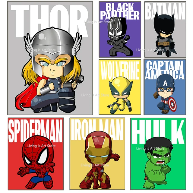 Marvel Avengers Cartoon Characters
