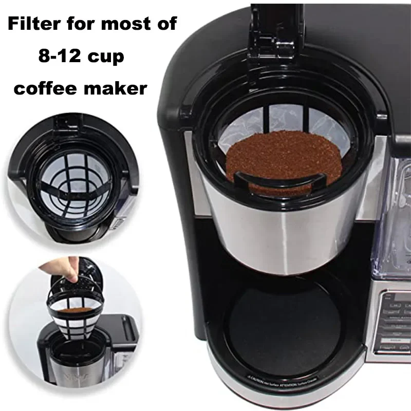 Reusable-Nylon-Coffee-Filter-Brewer-Barista-Tools-Basket-with-Handle ...