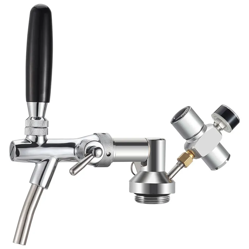 0-60 PSI Co2 Regulator & Flow Control Beer Tap Dispenser,Carbonation ...