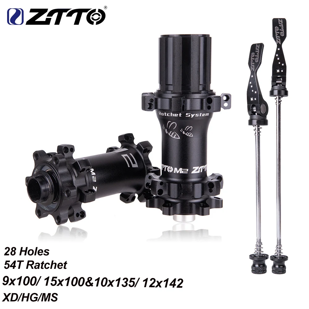 ZTTO M2 Hub MTB 28 Hole Hub Straightpull Ultralight Hub HG XD MS 54T ...