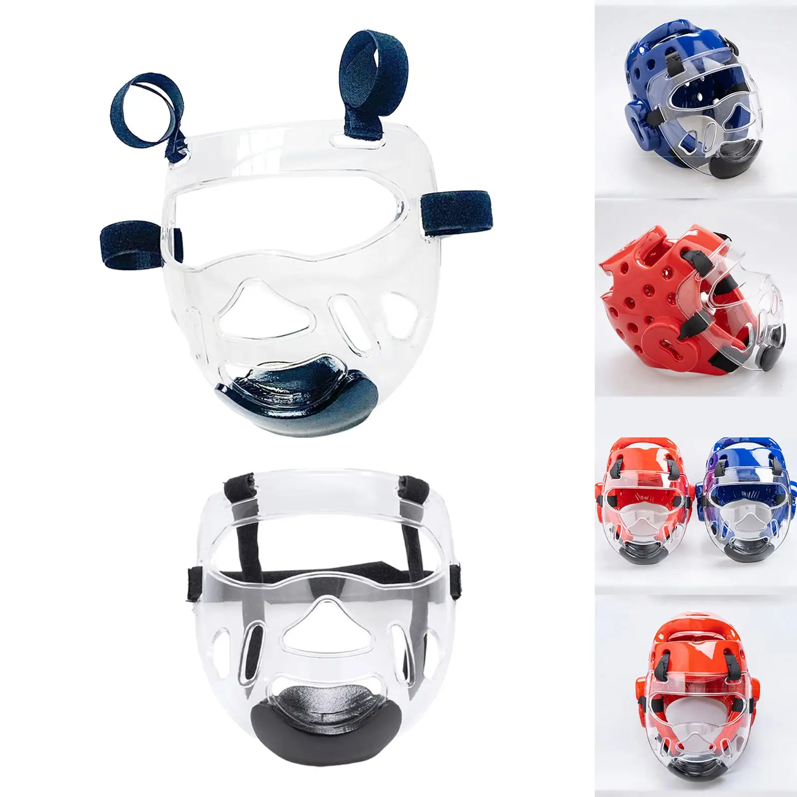 Clear-Taekwondo-Mask-Protective-Face-Protection-Cover-for-Boxing ...