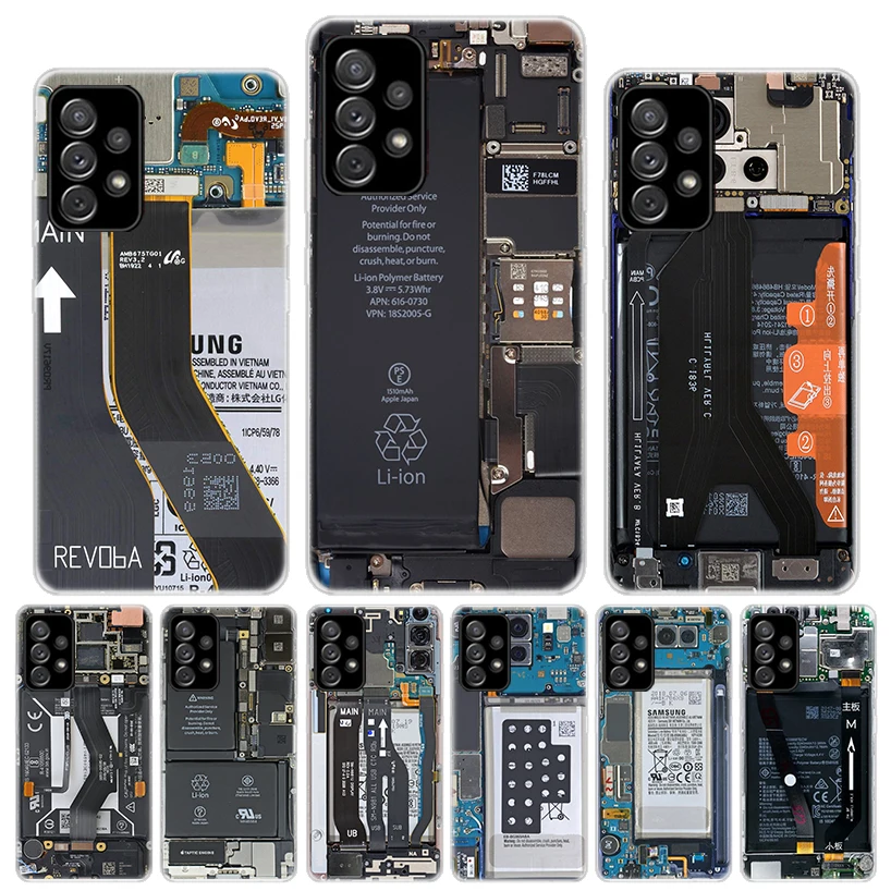 Motherboard Circuit Inside Electronics Silicon Call Phone Case For ...