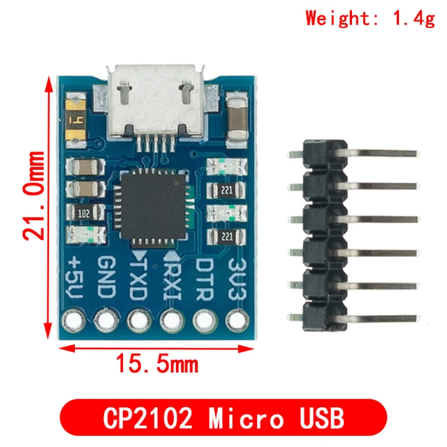 CP2102 USB To UART Module Pro Mini ATmega328 5V 16MHz Board ...