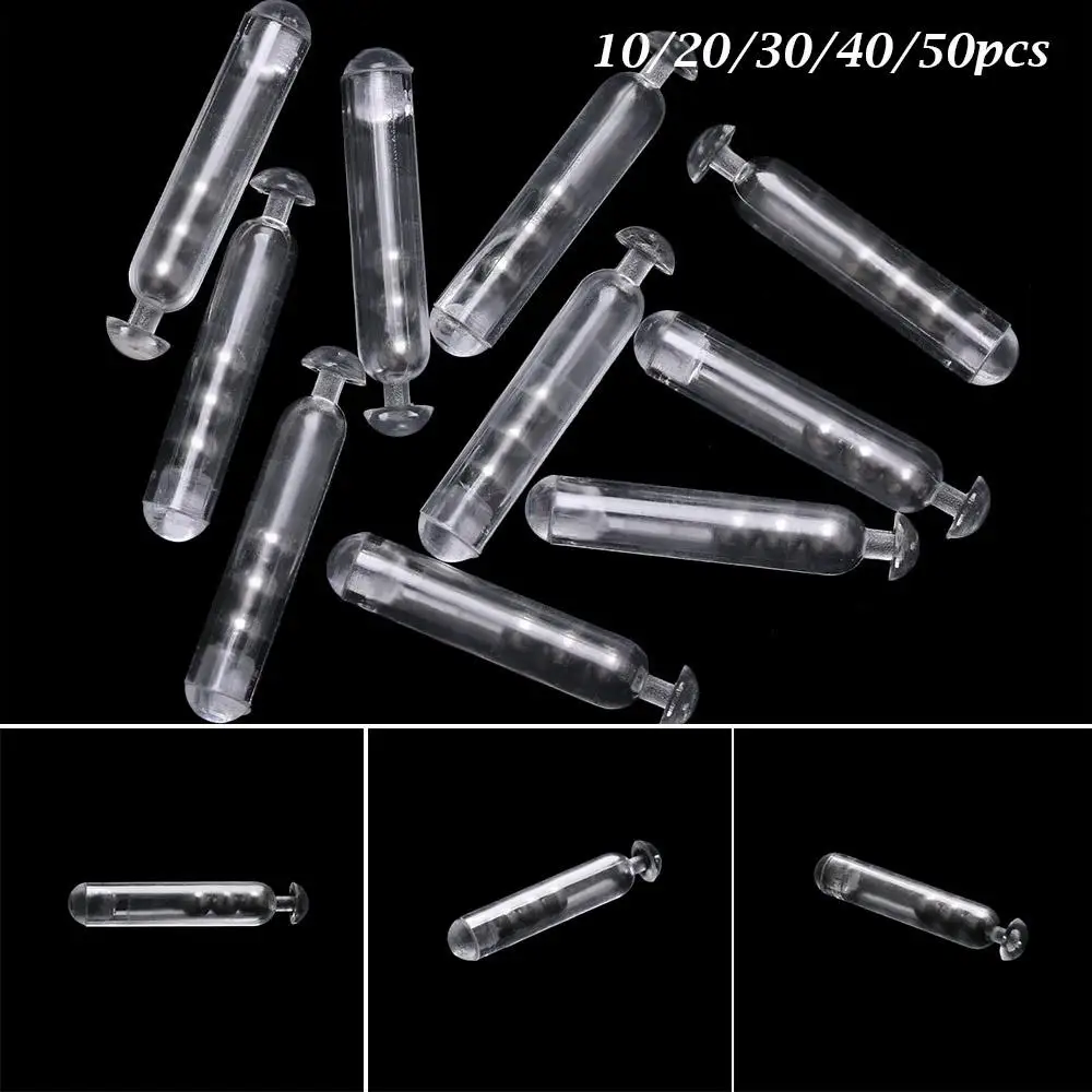 10/20/30/40/50pcs Fishing Rattles Insert Tube Attract Fish Baits DIY ...