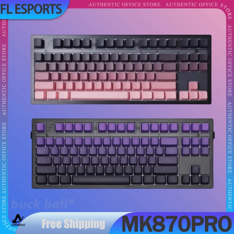FL-Esports-FL870Pro-Mechanical-Keyboard-3Mode-2-4G-Bluetooth-Wireless ...