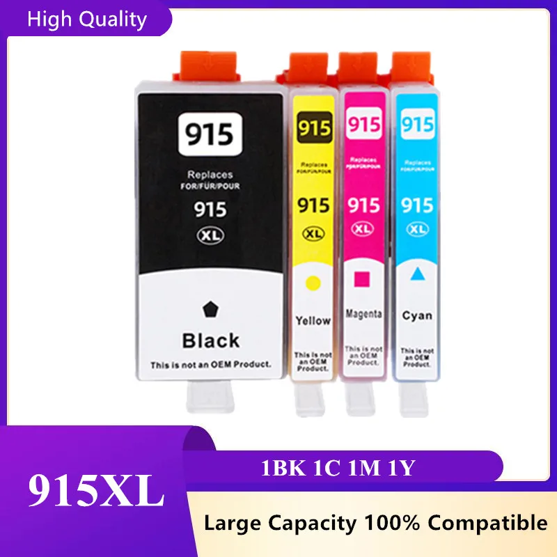 Compatible 915XL 915 919 919XL Ink Cartridge For HP OfficeJet Pro8015 ...